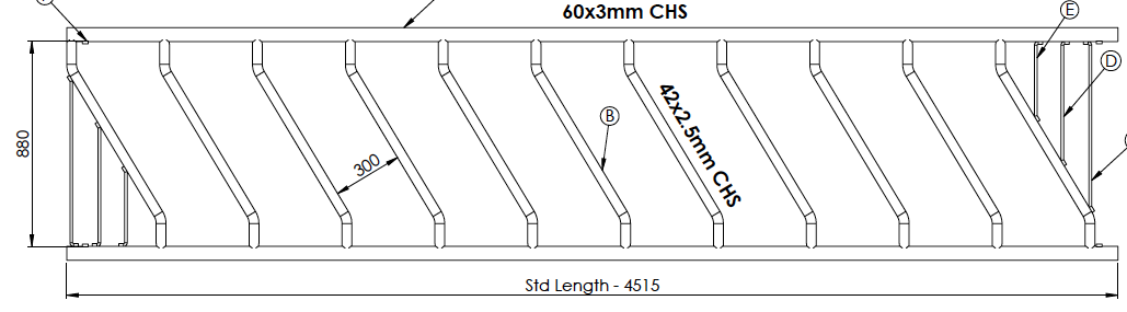 Fixed Diagonal Barrier - Condon Engineering