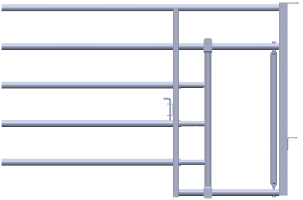 5 Bar Calf Creep Front | Dividing Gates