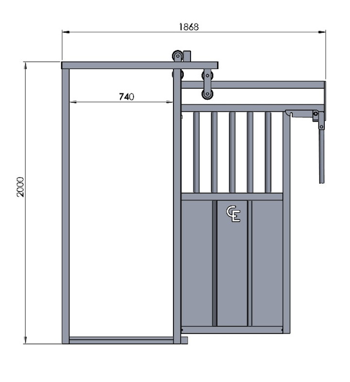 Sliding Back Gate - Condon Engineering